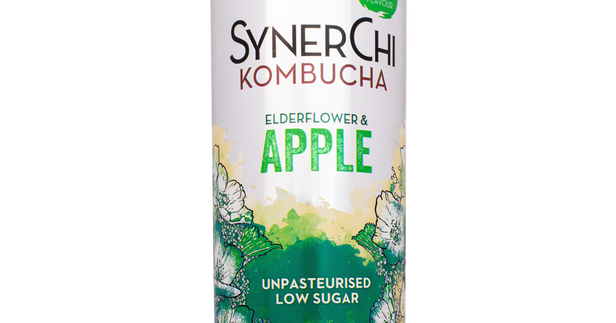 SynerChi | SynerChi Apple & Elderflower Presse Kombucha
